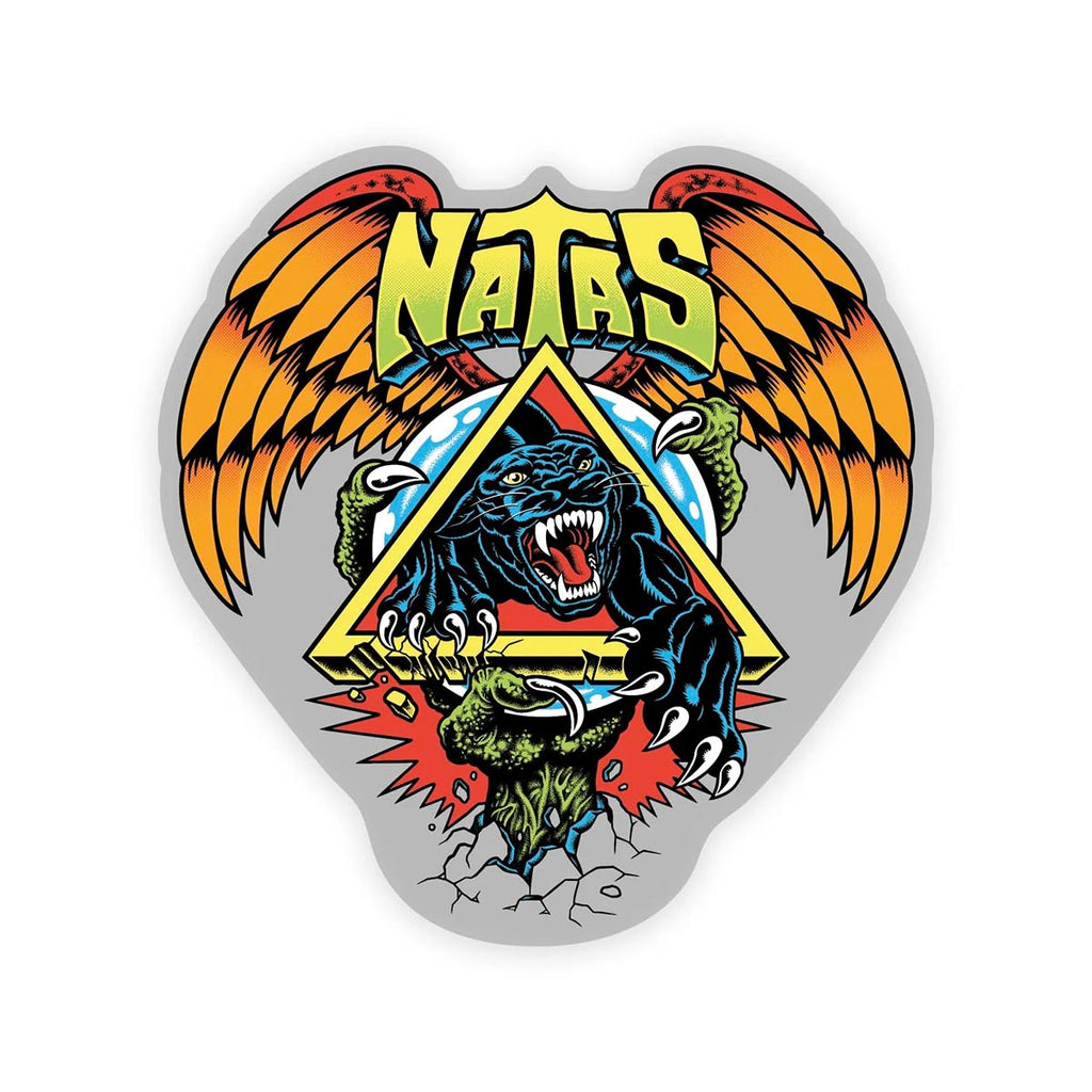 Santa Cruz Natas SC Panther 4.5 Inch Sticker | Skate Sticker