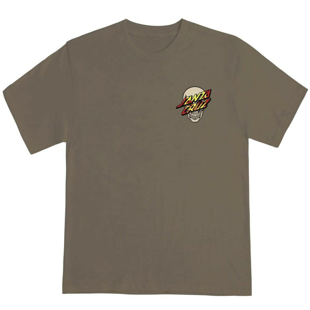 Santa Cruz - Dressen Rose Crew Three Tee Dusty Brown