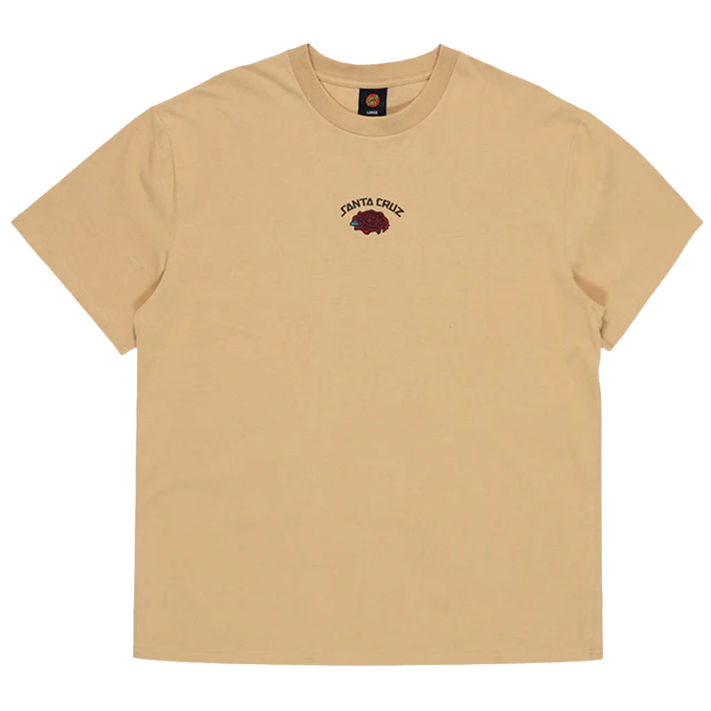 Santa Cruz Dressen Roses Solo Tee Tan