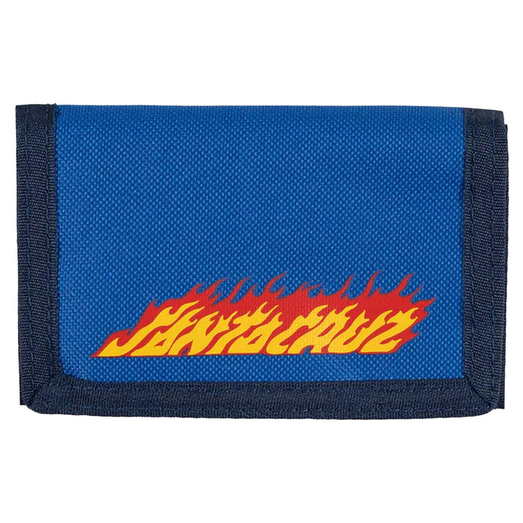 Santa Cruz Flame Ringed Dot Velcro Wallet