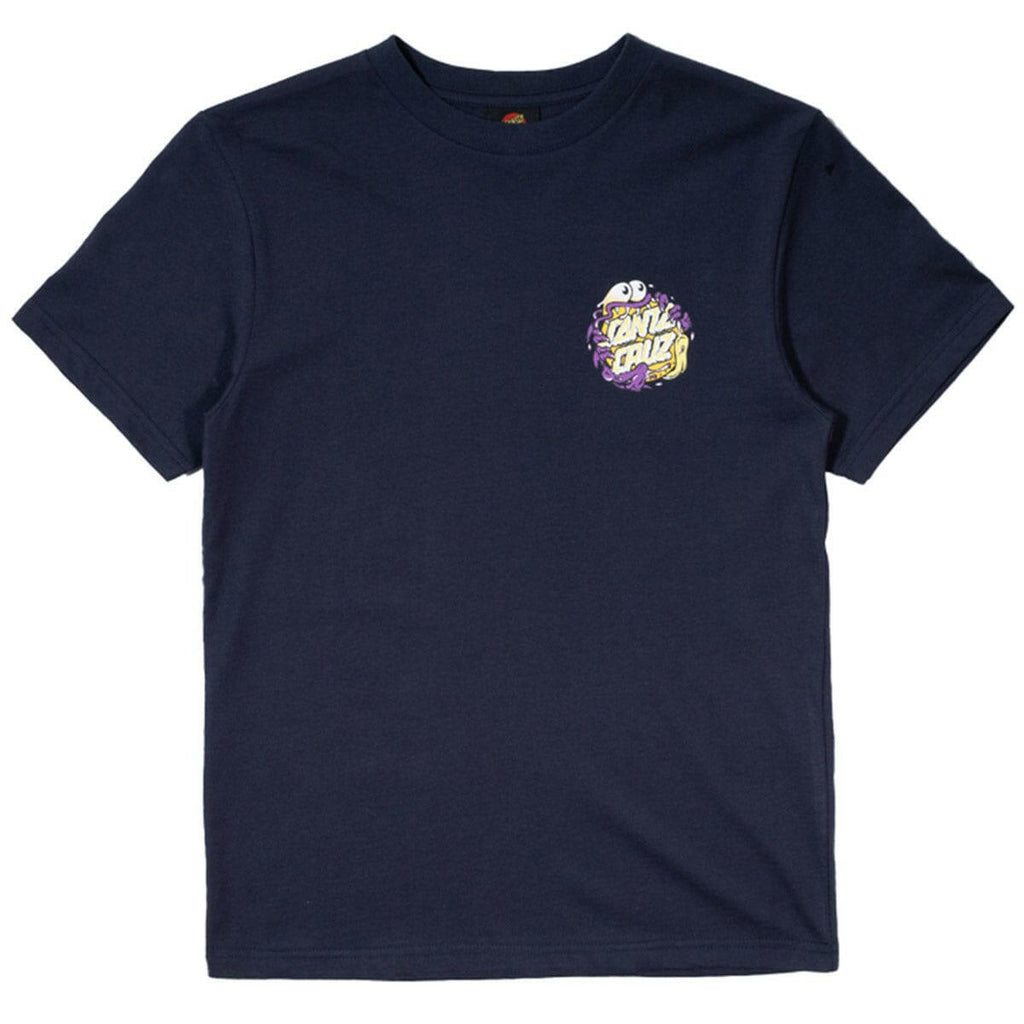 Santa Cruz - OS Slasher Dot Youth Tee Navy