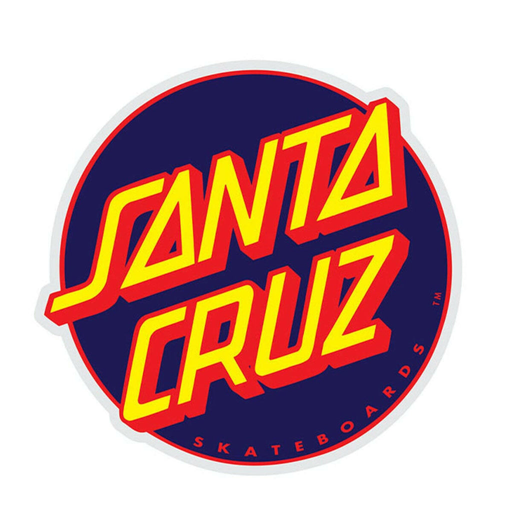 Santa Cruz Other Dot Navy/Red 3" Sticker