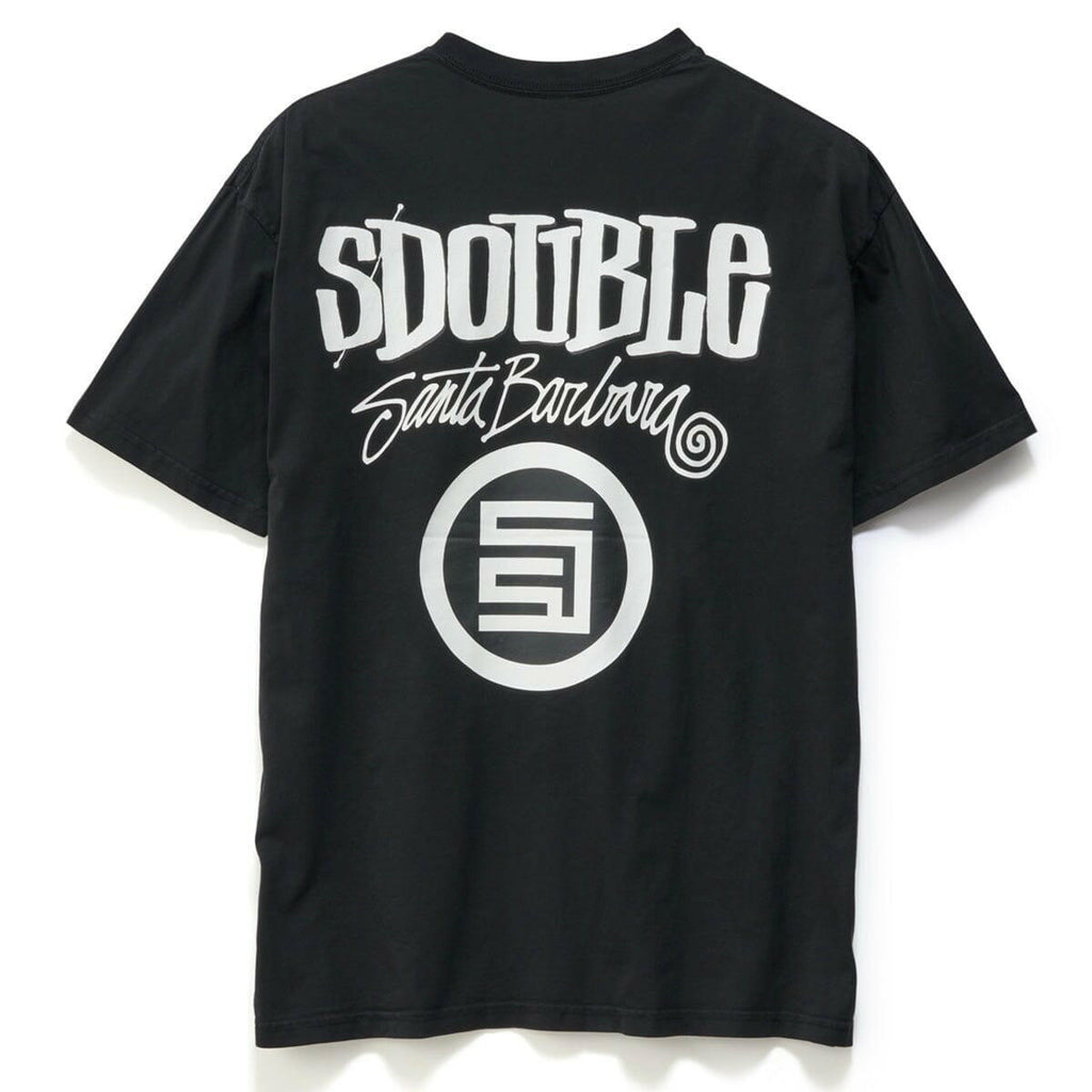 S/Double Combo Platter Tee Washed Black – Skate Style Tee