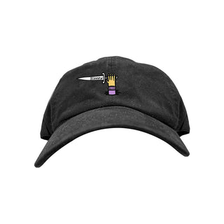 Slappy Dagger Dad Hat Black – Casual Skate Hat Style