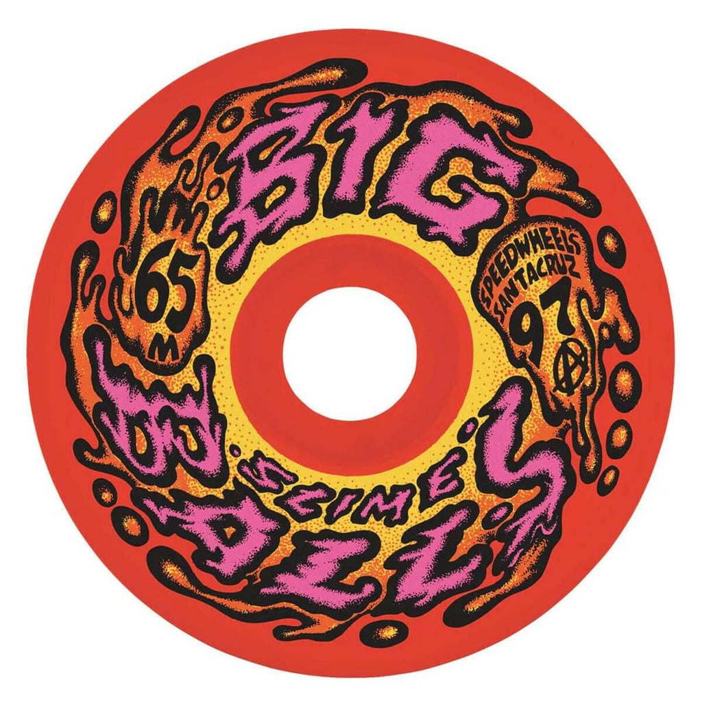 Slime Balls Big Balls Red Reissue 65MM 97A Skateboard Wheels