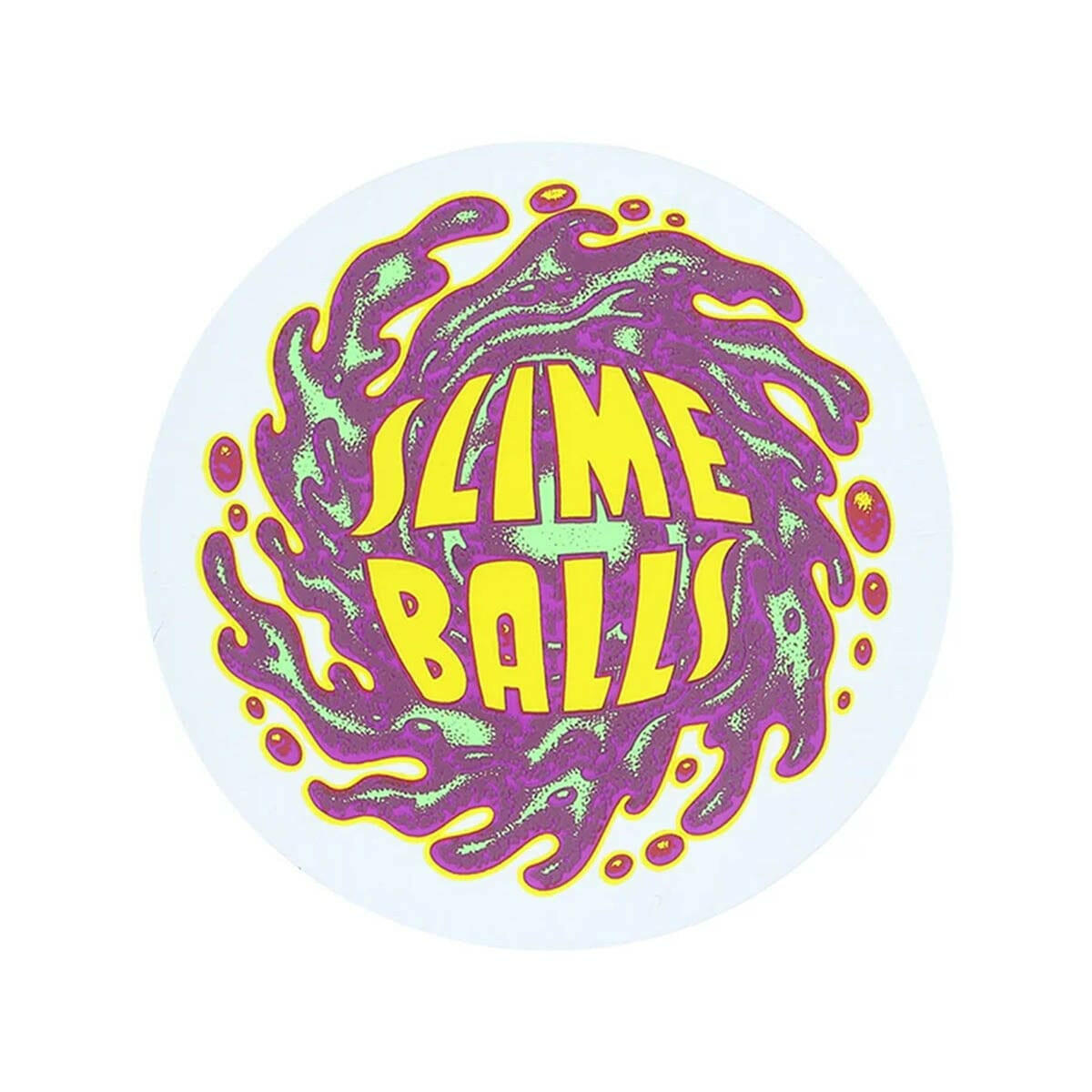 Slime Balls Logo Purple 3.5" Sticker