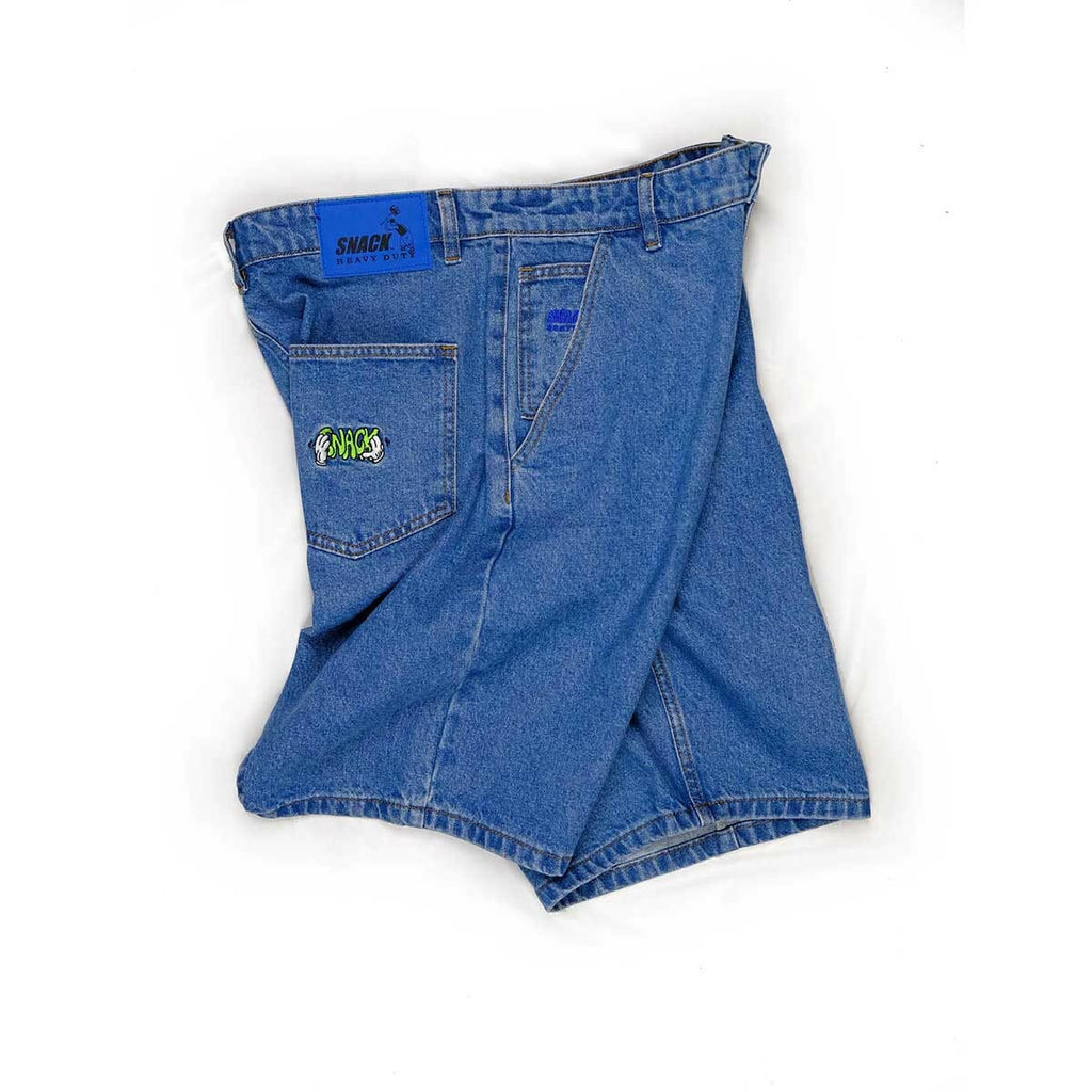 Snack Good Hands Jorts Indigo – Comfortable Skate Shorts