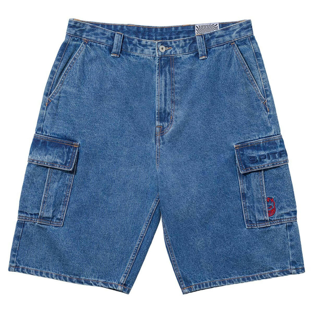 Spitfire Classic 87 Cargo Shorts | Denim with Skate Fit Style