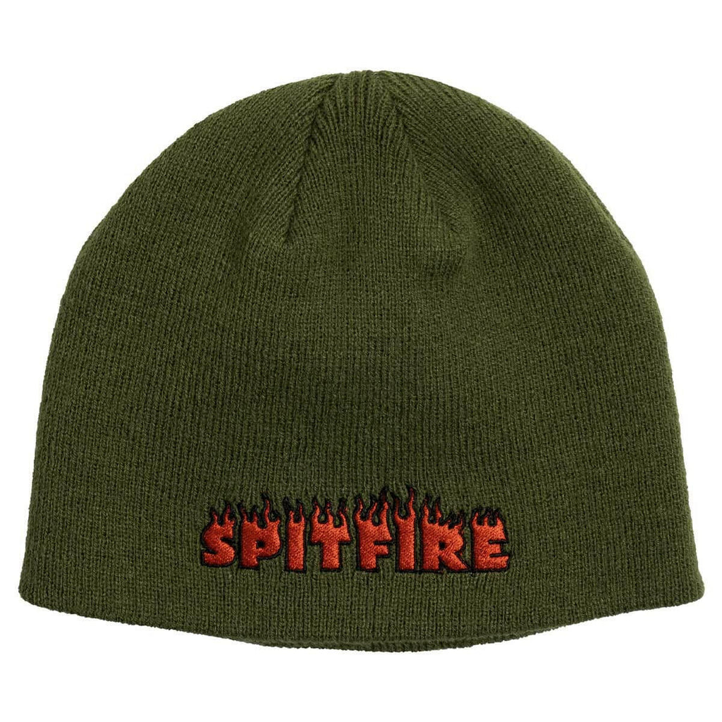 Spitfire Demonseed Skully Beanie Olive