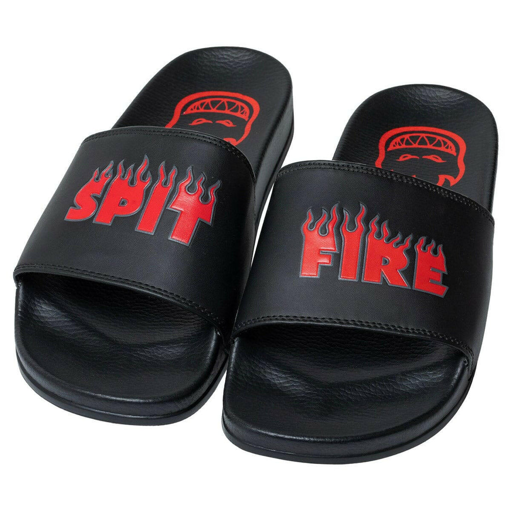 Spitfire Demonseed Script Slides Black/Red | Bold & Comfortable Slides