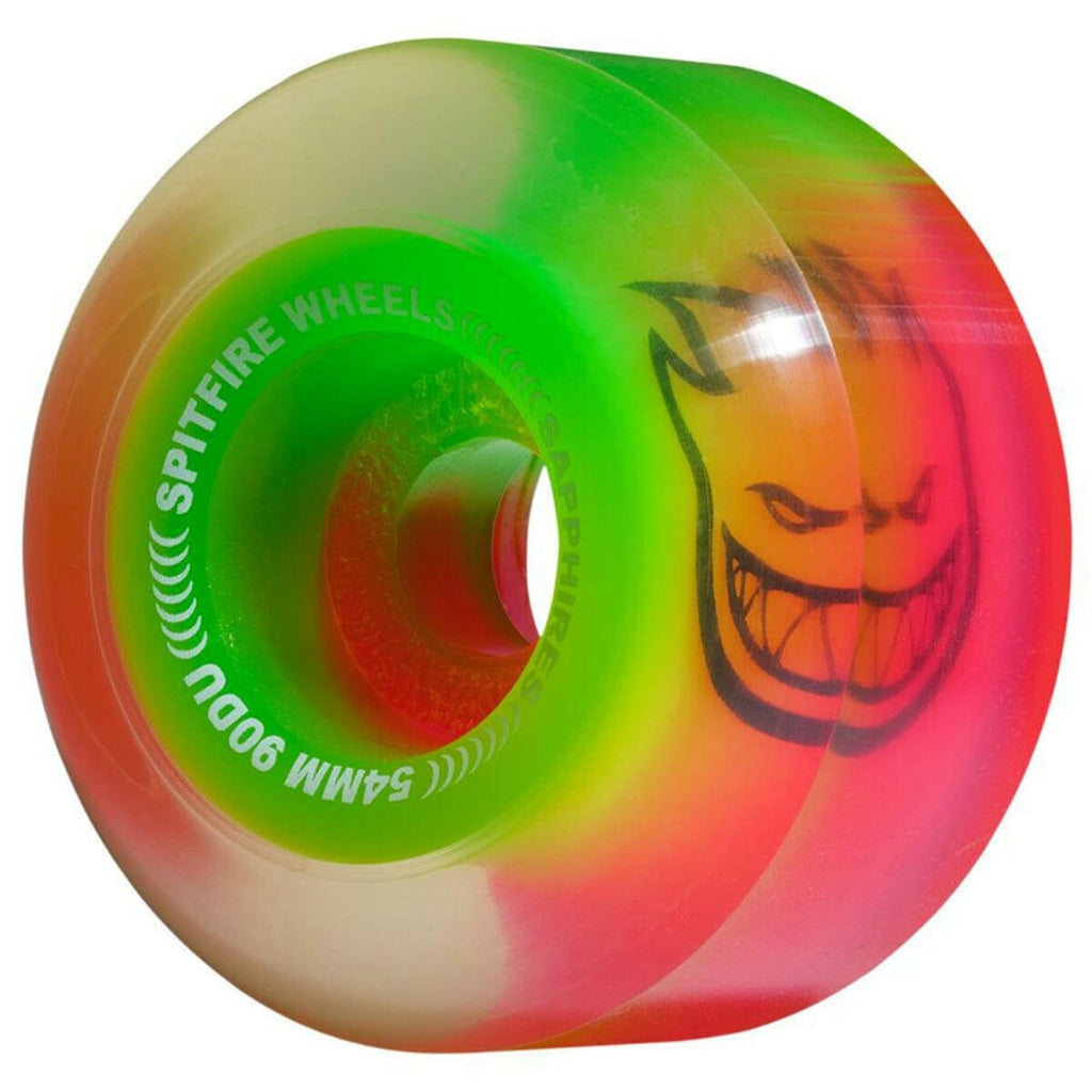 Spitfire - Sapphires 50/50 Swirl 56MM 90D Wheels | OCD Skate Shop
