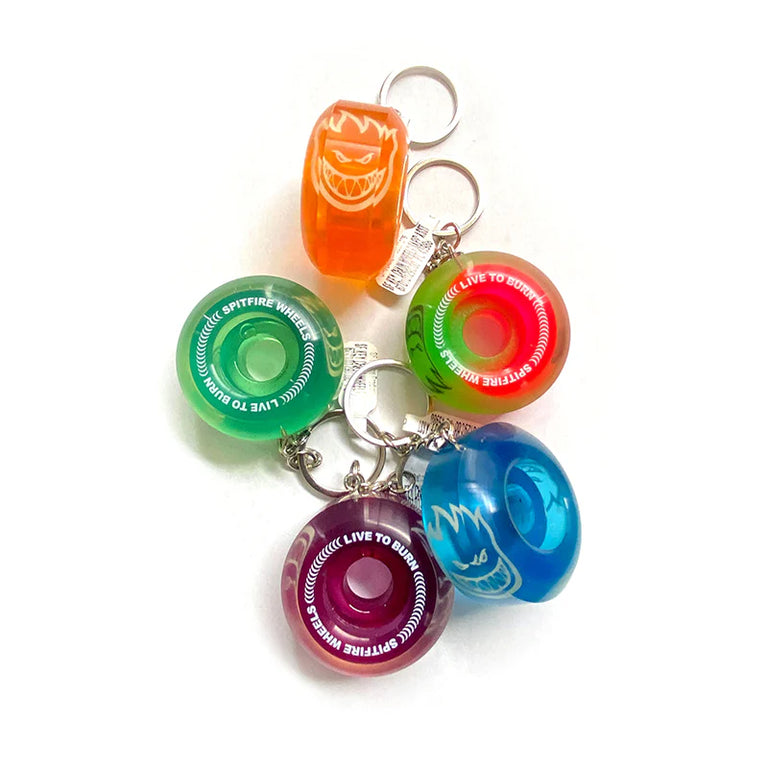 Spitfire Wheel Keychain Sapphire
