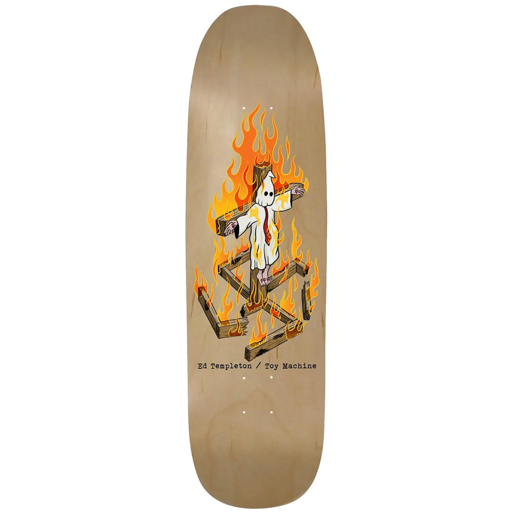 Toy Machine Ed Templeton Charred Cross 9.0 Deck
