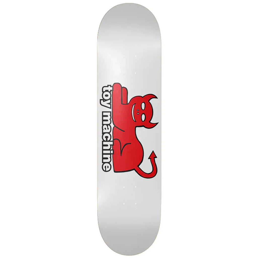 Toy Machine Devil Cat White 8.75 Skateboard Deck