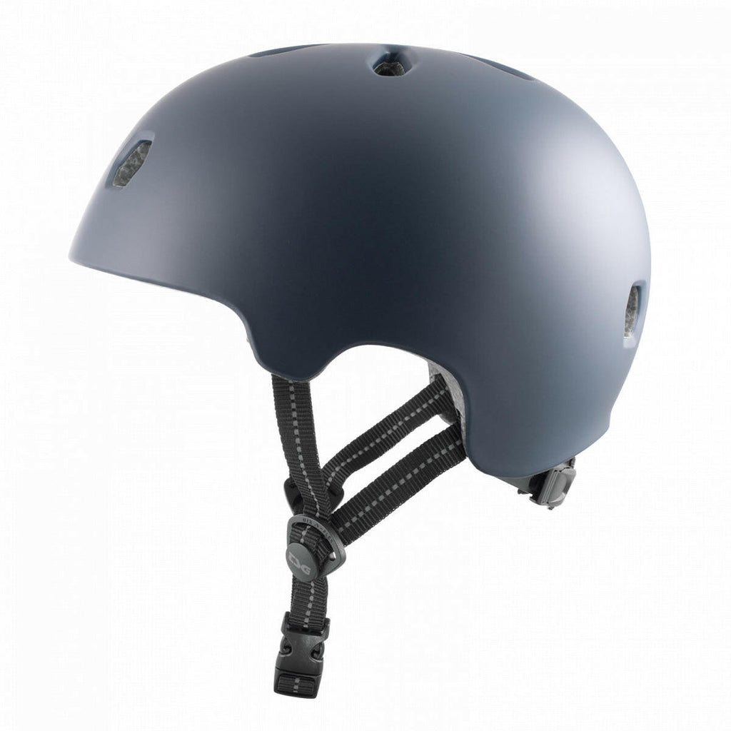 TSG Meta Helmet | Satin Grey Skate Helmet with Lightweight Fit