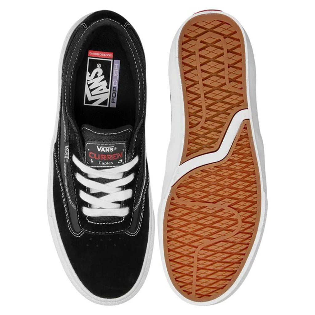 Vans Skate Curren Caples Gum Black | Skate Shoes Australia