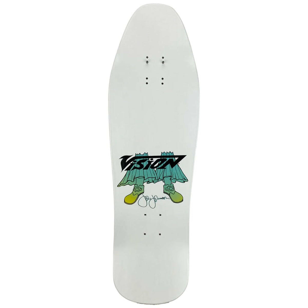 Vision Joe Johnson Groovy Guru 9.5" Reissue Deck White