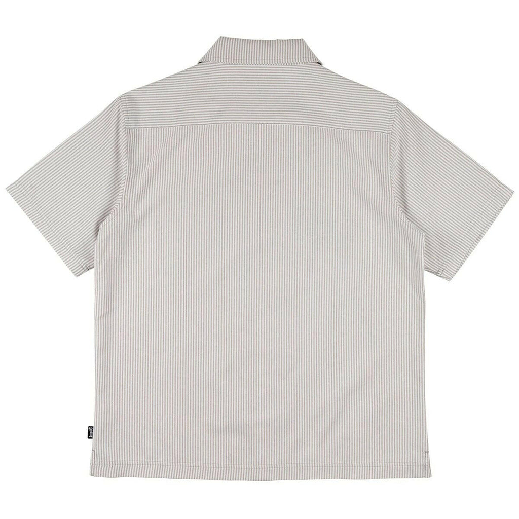 Welcome - Barb Printed Oxford Shirt Moss - OCD Skate Shop