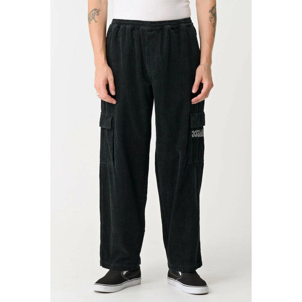 XLarge - 91 Graff Cord Cargo Pants Black | OCD Skate Shop