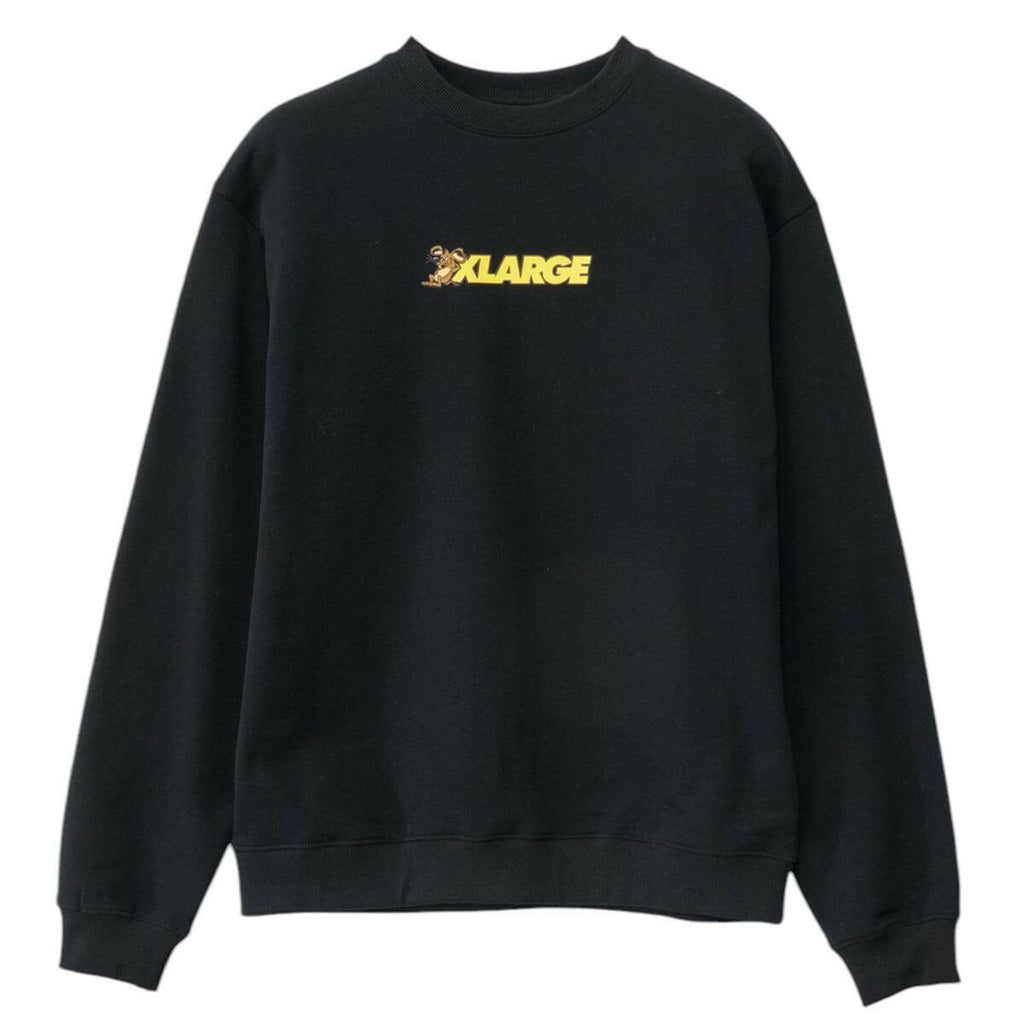 XLarge Rat Crew Black – Classic Skate Graphic Sweatshirt