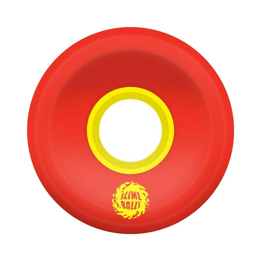 Slime Balls - OG Slime Red/Yellow 60MM 78A Skateboard Wheels