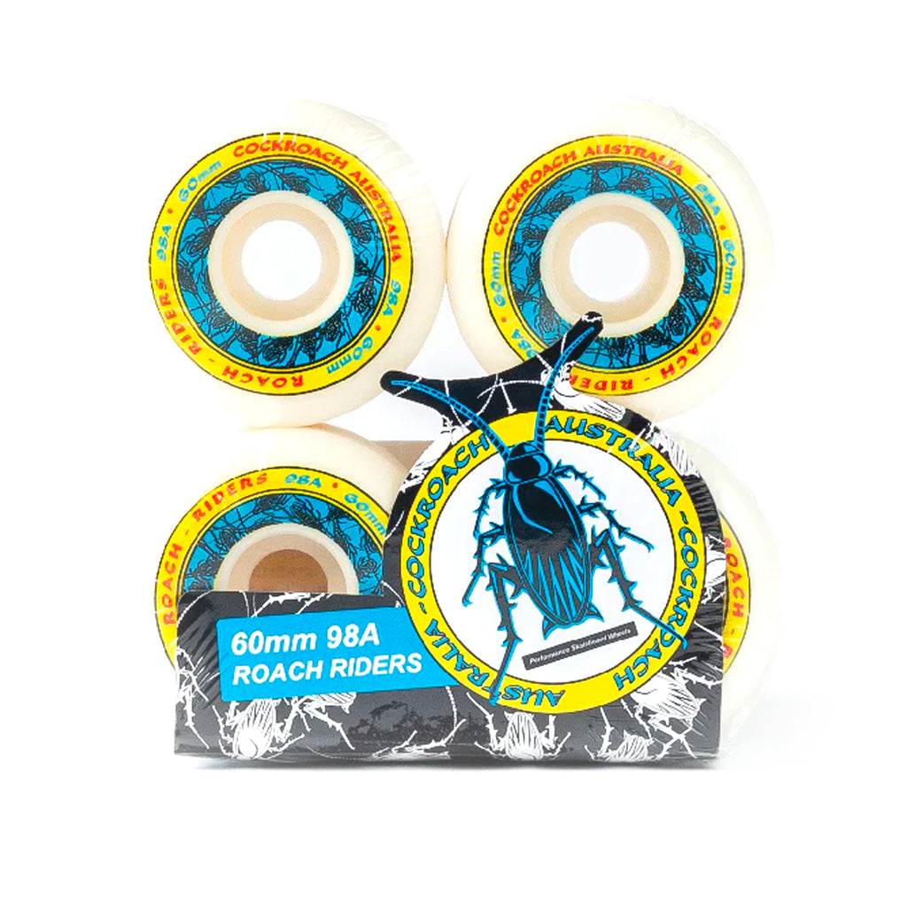 Cockroach Roach Riders 60MM 98A Skateboard Wheels – Smooth Ride