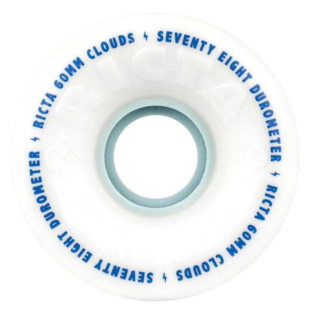 Ricta Clouds 60mm 78A White Skateboard Wheels
