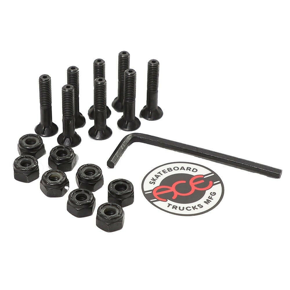 Ace AF1 1 1/4" Allen Hollow Bolts Black