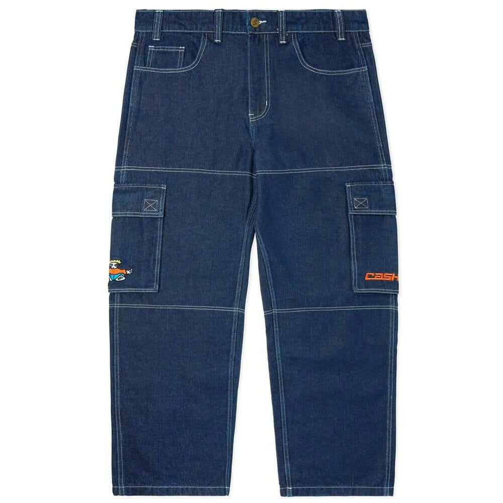 Cash Only - Aleka Cargo Jeans Dark Indigo