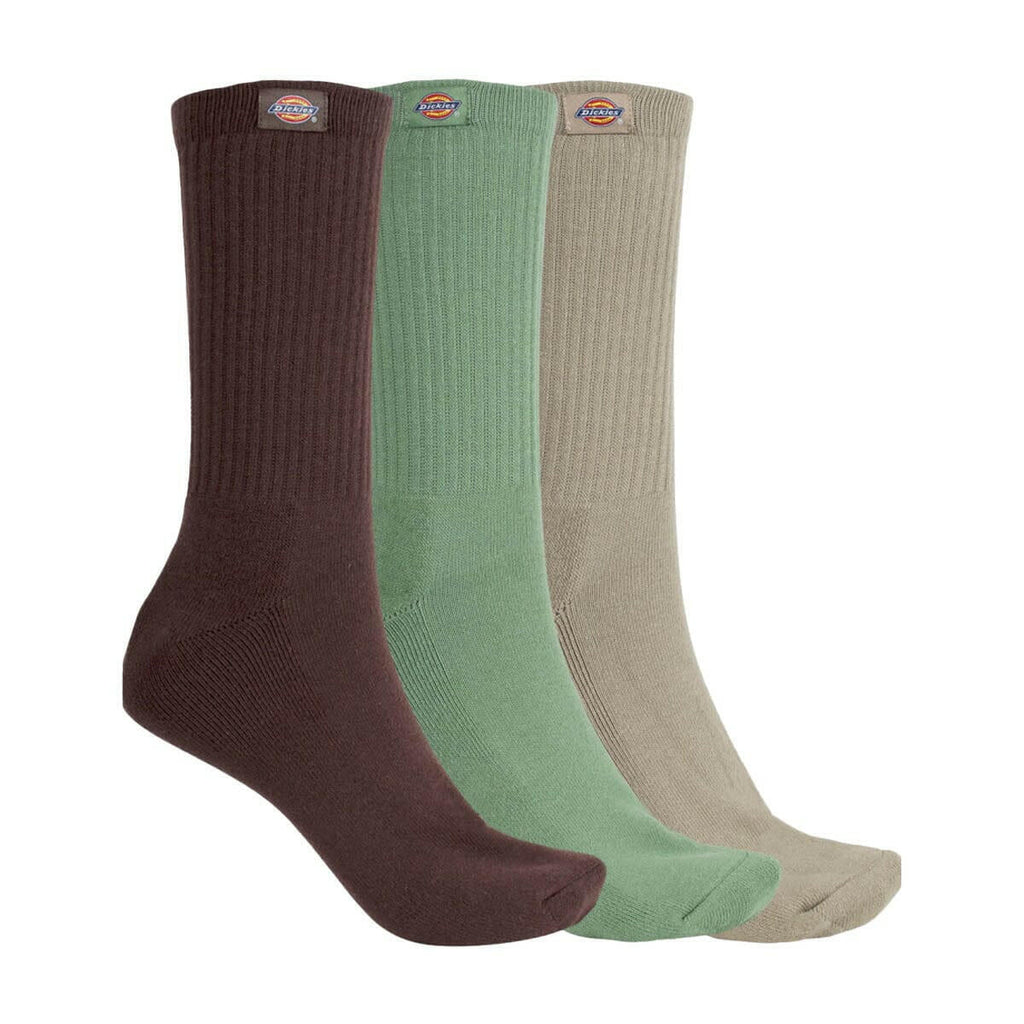 Dickies Classic Label Crew Socks 3 Pack - Buy Now