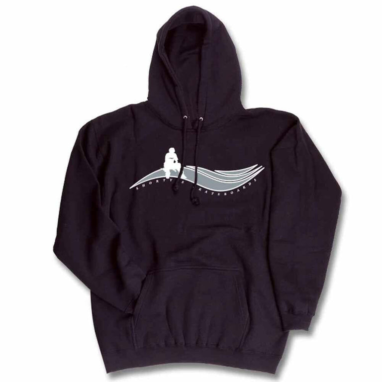 Shortys - Muska Wave Mens Hoodie Black