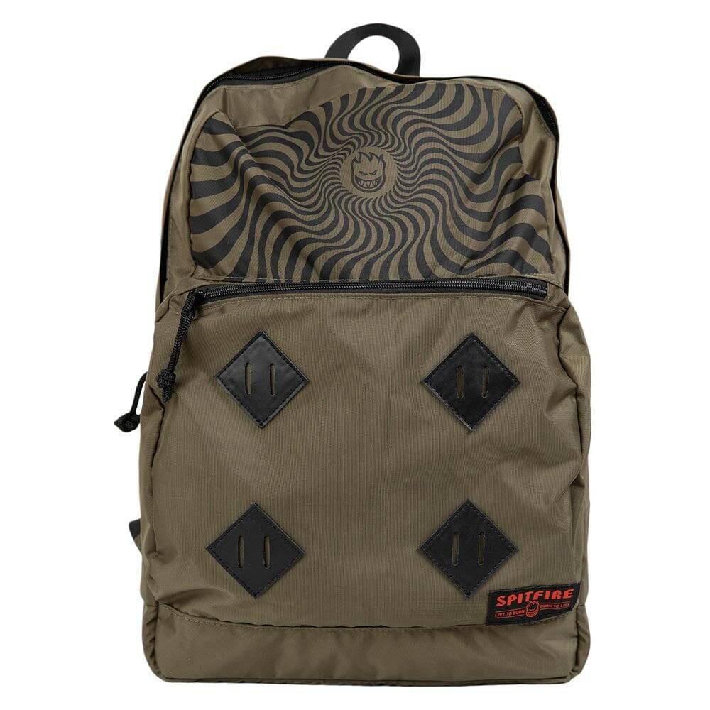 Spitfire - Bighead Swirl Backpack Olive/Black