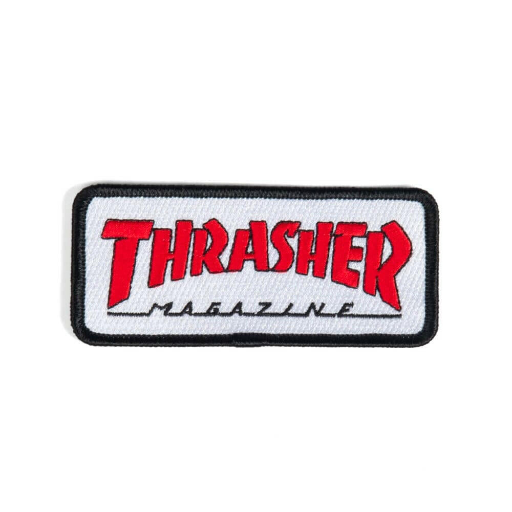 Thrasher Outlined Patch | Classic Skateboard Patch for Custom Gear