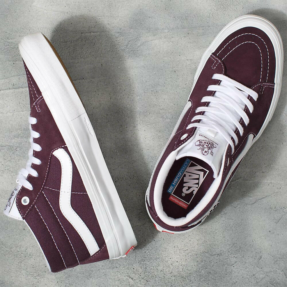 Vans - Wrapped Skate Grosso Mid Shoes Wine